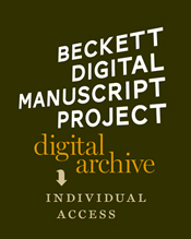 The Beckett Digital Manuscript Project series | Oxford Centre for ...